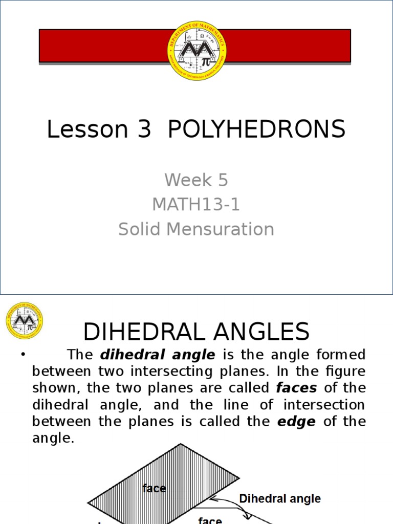 Lesson 3 MATH13-1 | PDF | Triangle | Geometric Objects