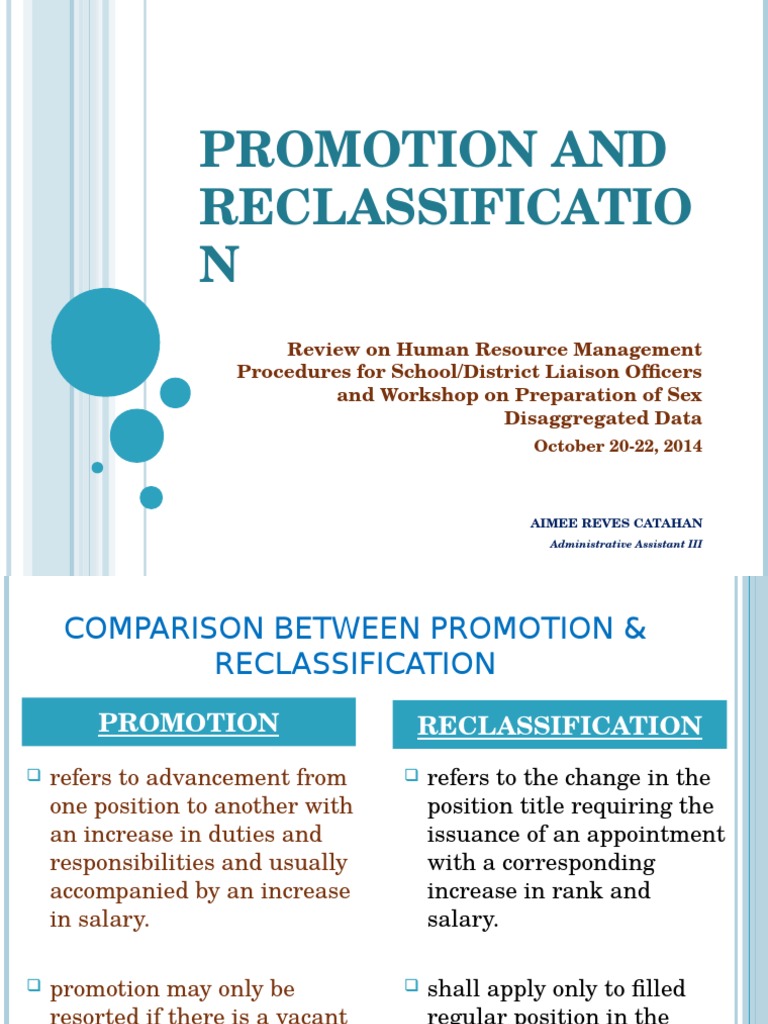 Promotion & Reclassification (2) | Academic Degree | Professional ...