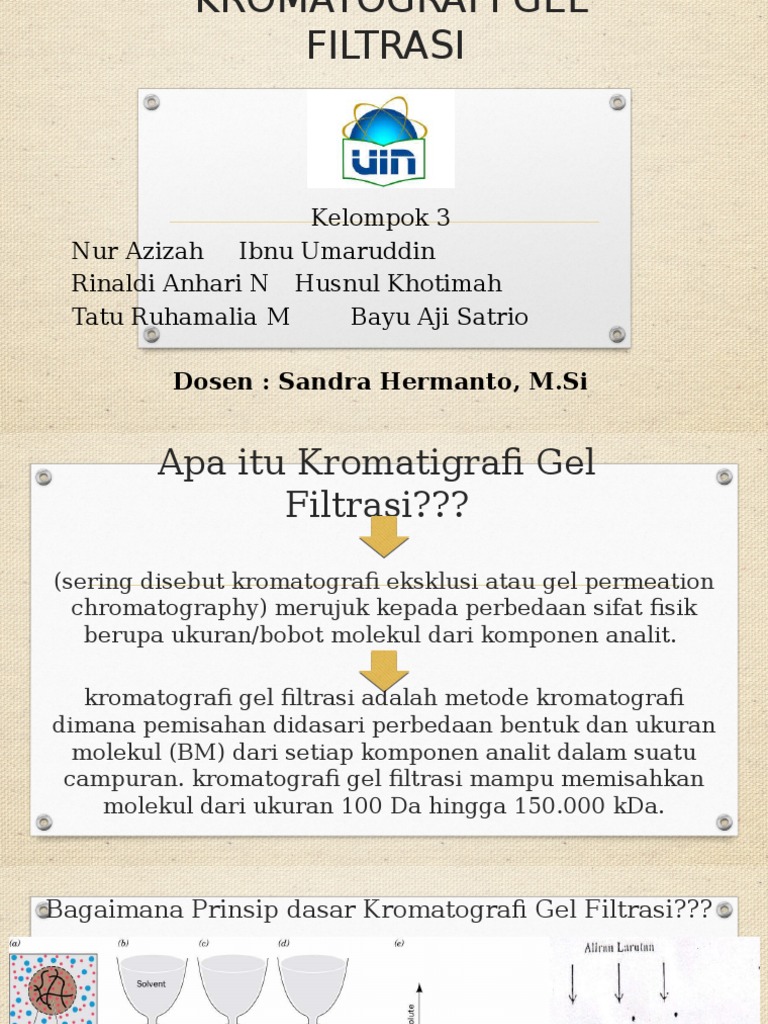 Kromatografi Gel Filtrasi Edit | PDF