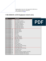 GSM MAP Error Codes Overview | PDF | Computer Networking | Areas Of ...