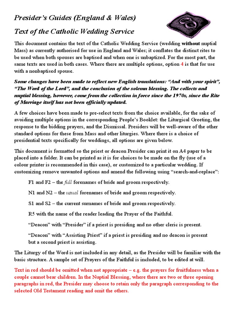 Wedding Mass | PDF | Eucharist | Mass (Liturgy)