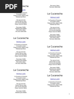 Letra de La Cucaracha - Buscar Con Google | PDF
