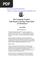 A Framework For Task-Based Learning (Willis, 1996) | PDF