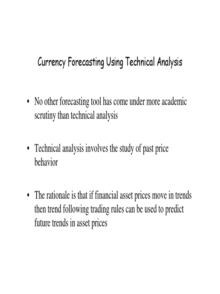 Technical Analysis in Currency Forecasting | PDF | Technical Analysis ...