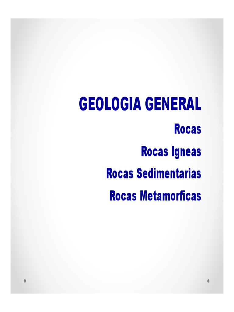 6-Geologia General Rocas Met-Volcanes | PDF | Volcán | Tipos de ...