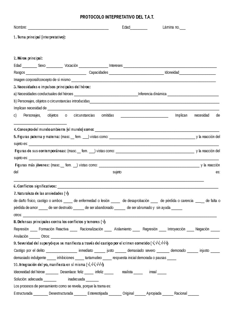 Tat Protocolo Vacio | PDF