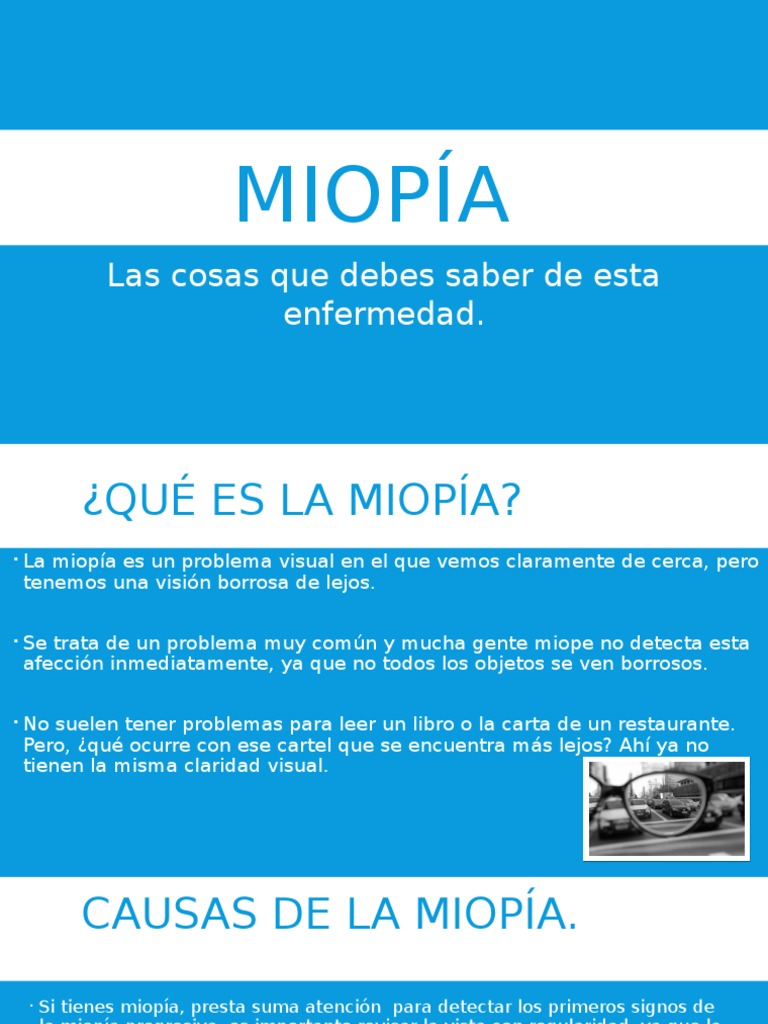 Miopía Las Cosas Que Debes Saber De Esta Enfermedad Visión