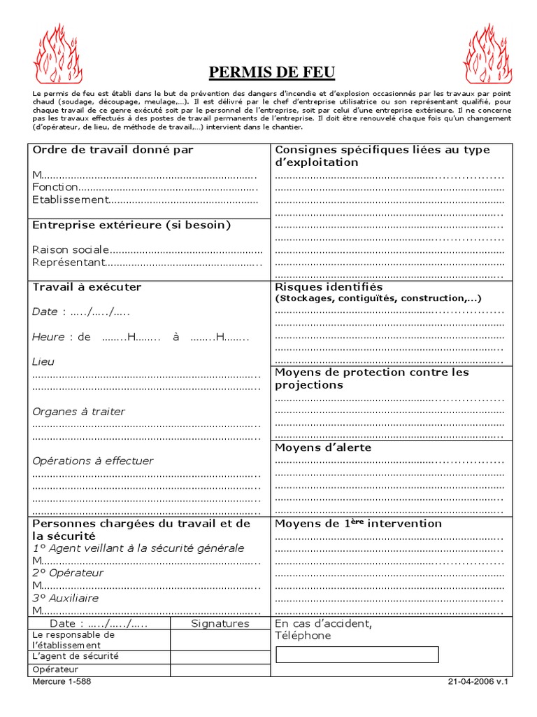 Permis Feu | PDF | Énergie et ressources | Science