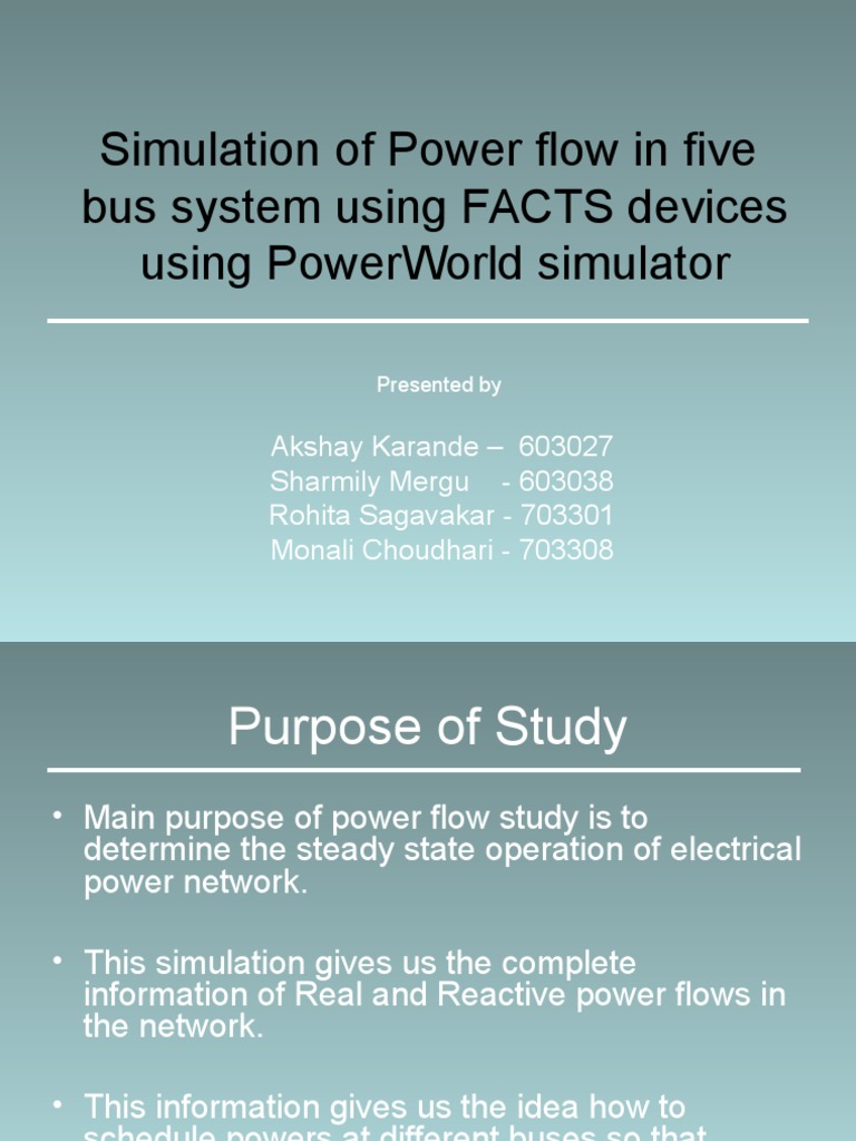 Simulation of Five Bus System | PDF | Ac Power | Engineering