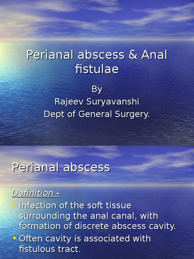 Perianal Abscess - Pilonidal Disease | PDF | Rectum | Medical Imaging