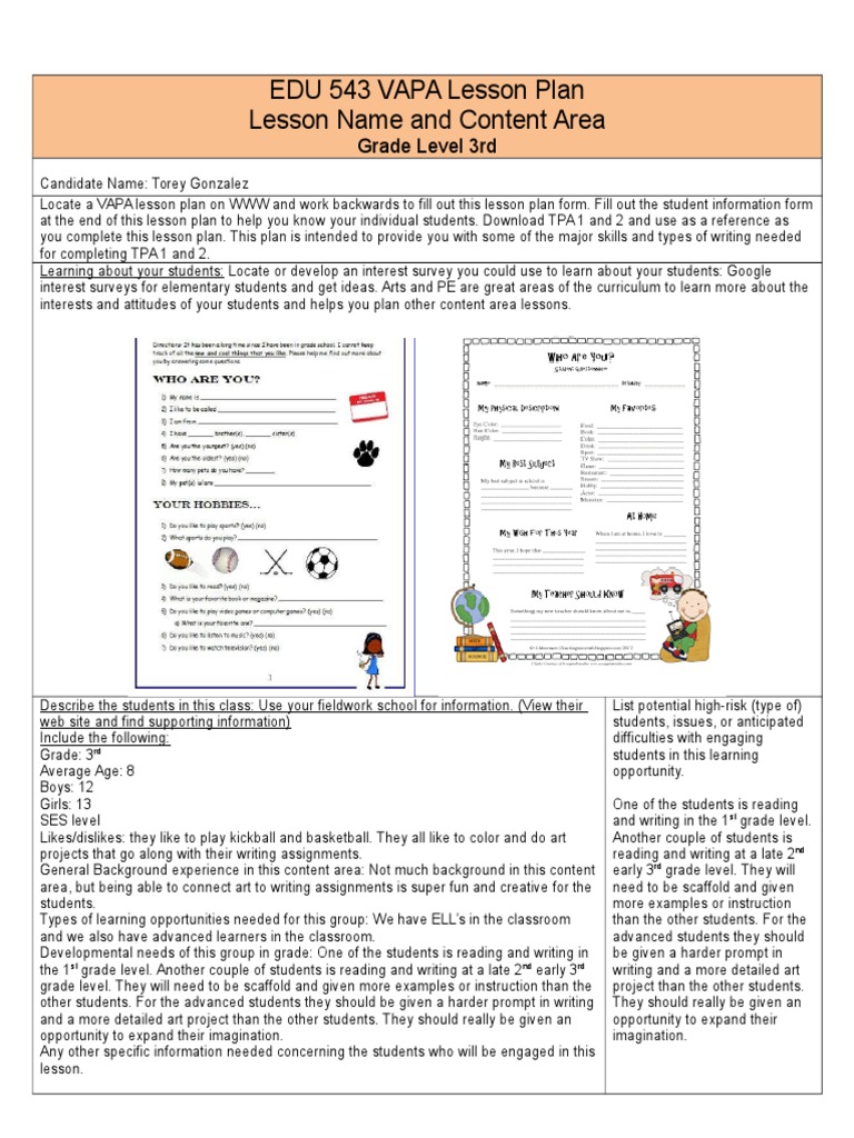 Grade 3 VAPA Lesson Plan | PDF | Ribosome | Cytoplasm