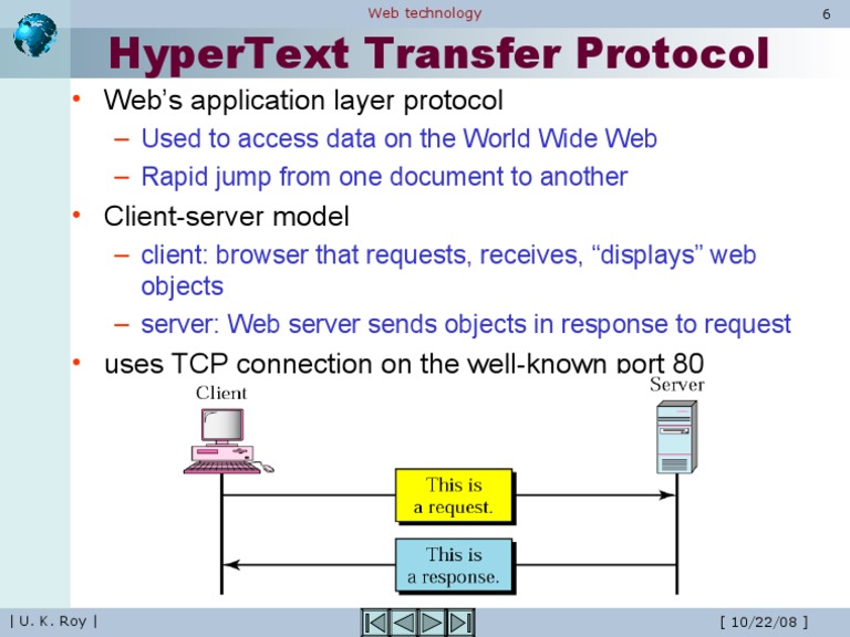 Hypertext Transfer Protocol: Web'S Application Layer Protocol | PDF | Business | Computers