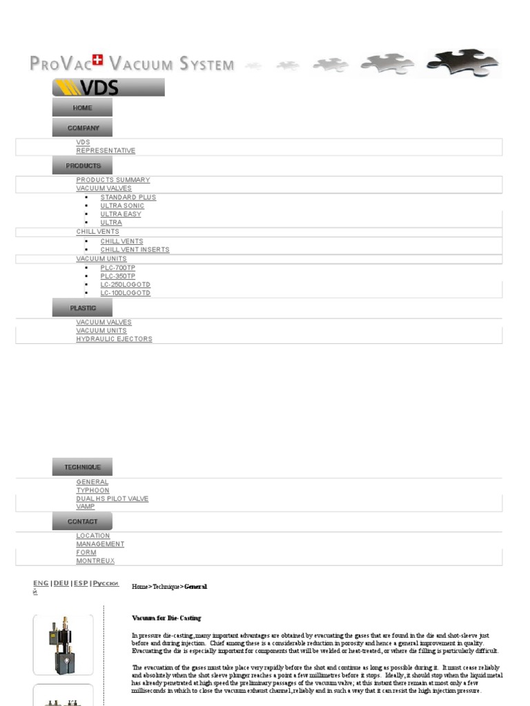 Vds | PDF | Vacuum | Valve