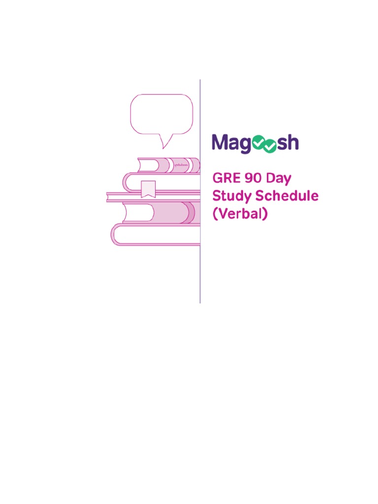 Magoosh GRE - 90 Day GRE Study Guide (Verbal Focused) (V3 June 2015 ...