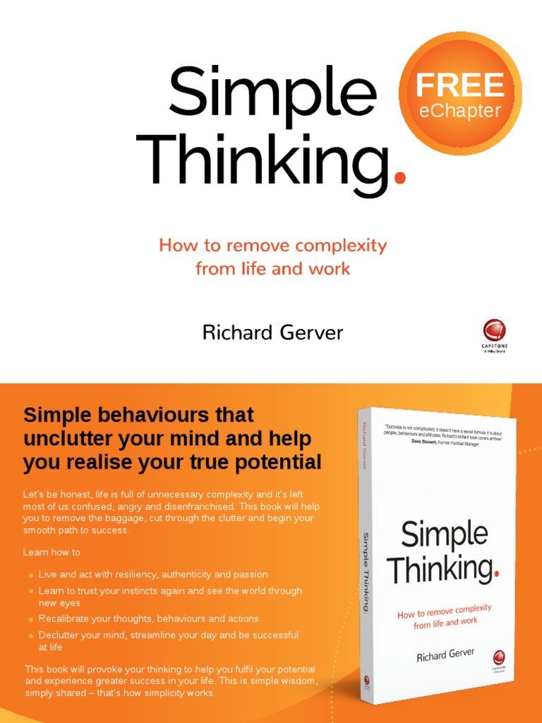 Simple Thinking Sample Chapter | PDF | Roulette | Gaming And Lottery