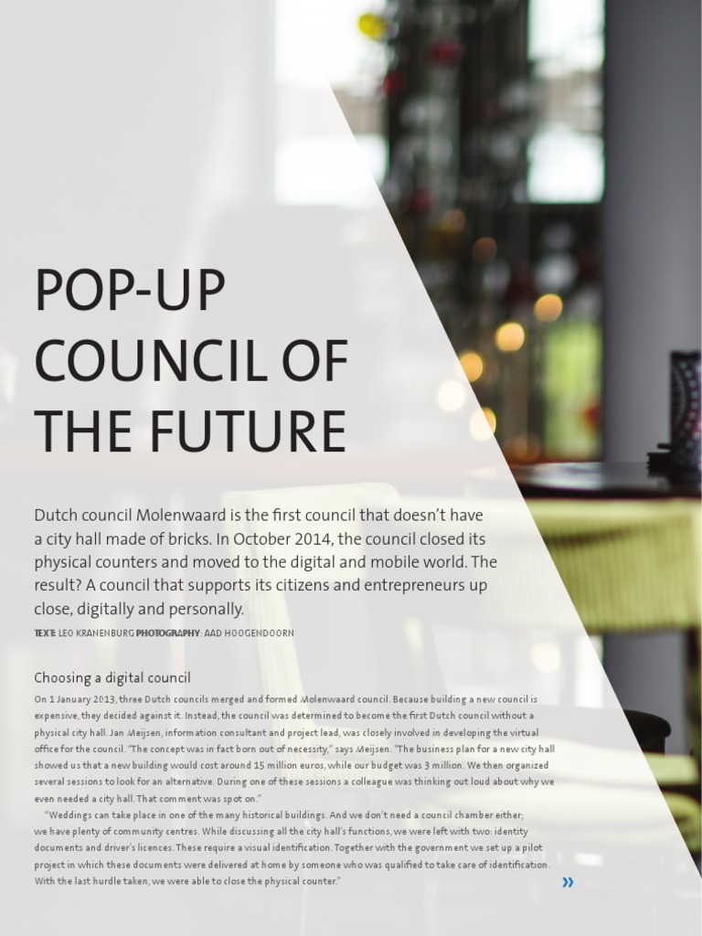 Pop-Up Council of The Future | PDF | Identity Document | Business
