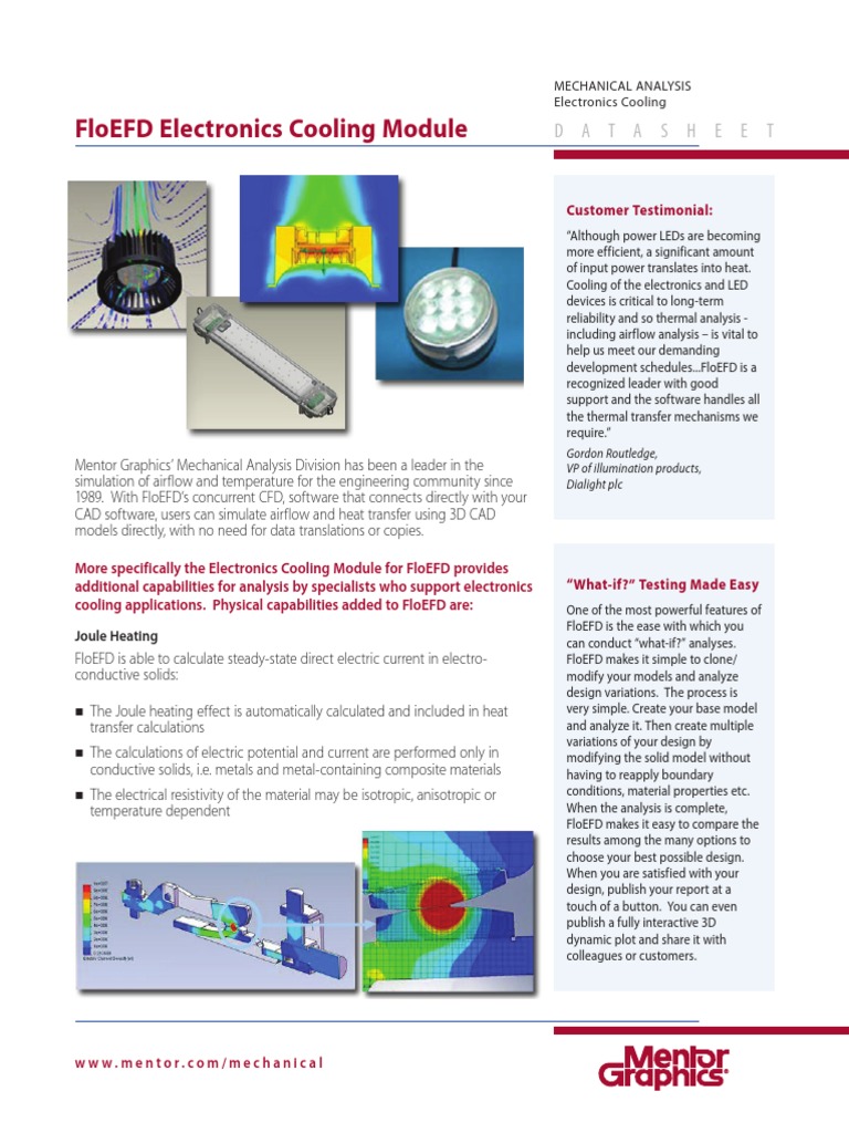 Floefd Electronics Cooling Module | PDF | Printed Circuit Board | Solid
