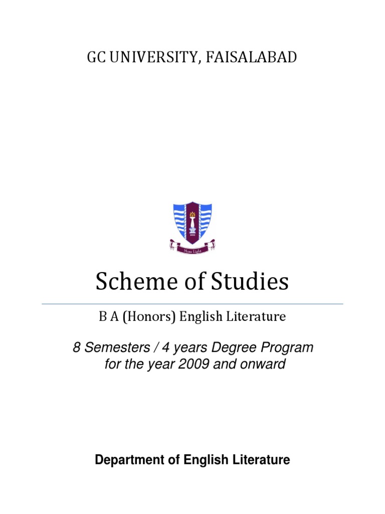BA English | English Literature | English Studies
