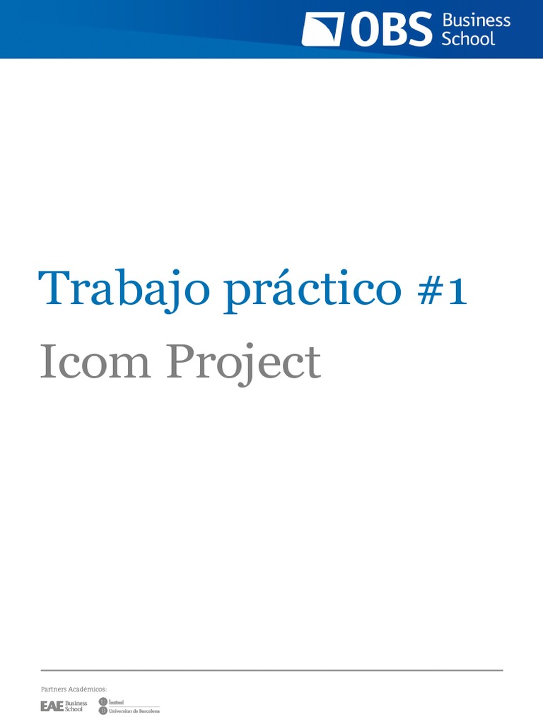 Icom Project | PDF | Business | Science