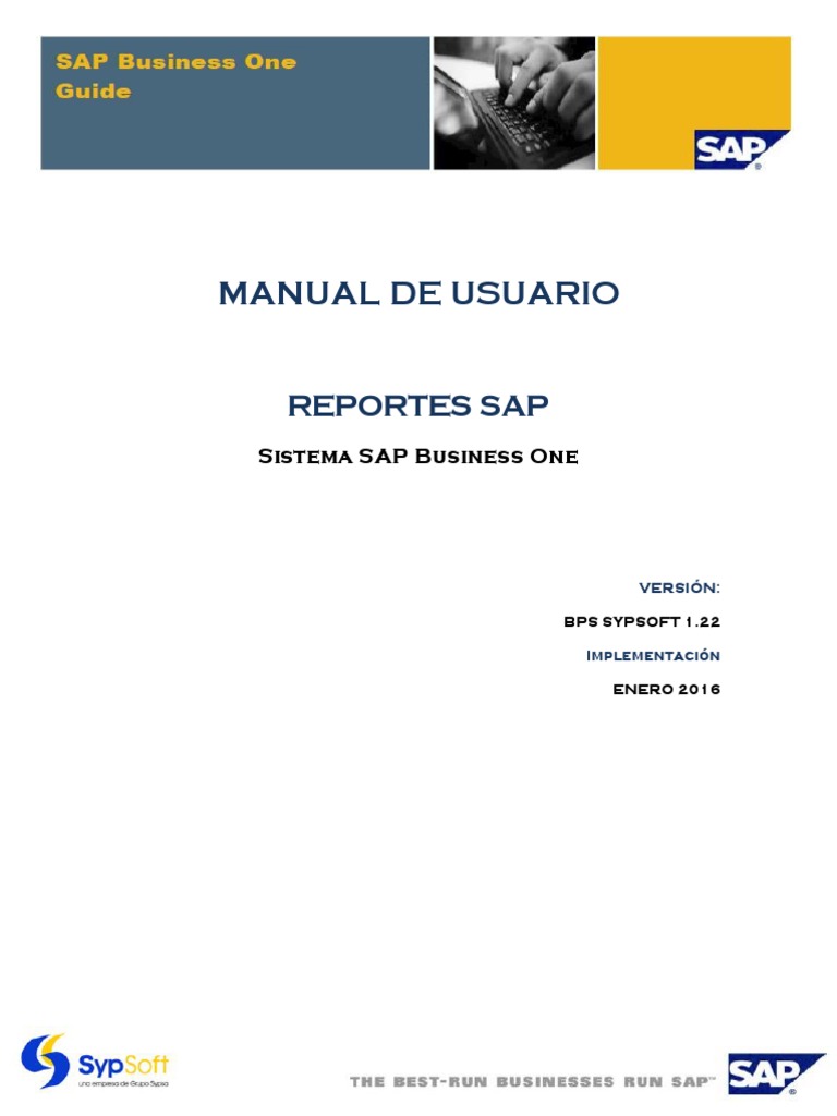 Guía de reportes en SAP Business One | PDF | Ventana (informática ...