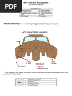 Boeing 777 Checklist | PDF | Takeoff | Cockpit