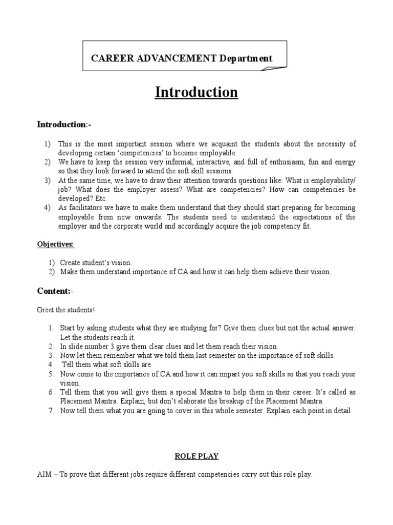 Placement Mantra - New | PDF | Competence (Human Resources) | Psychology