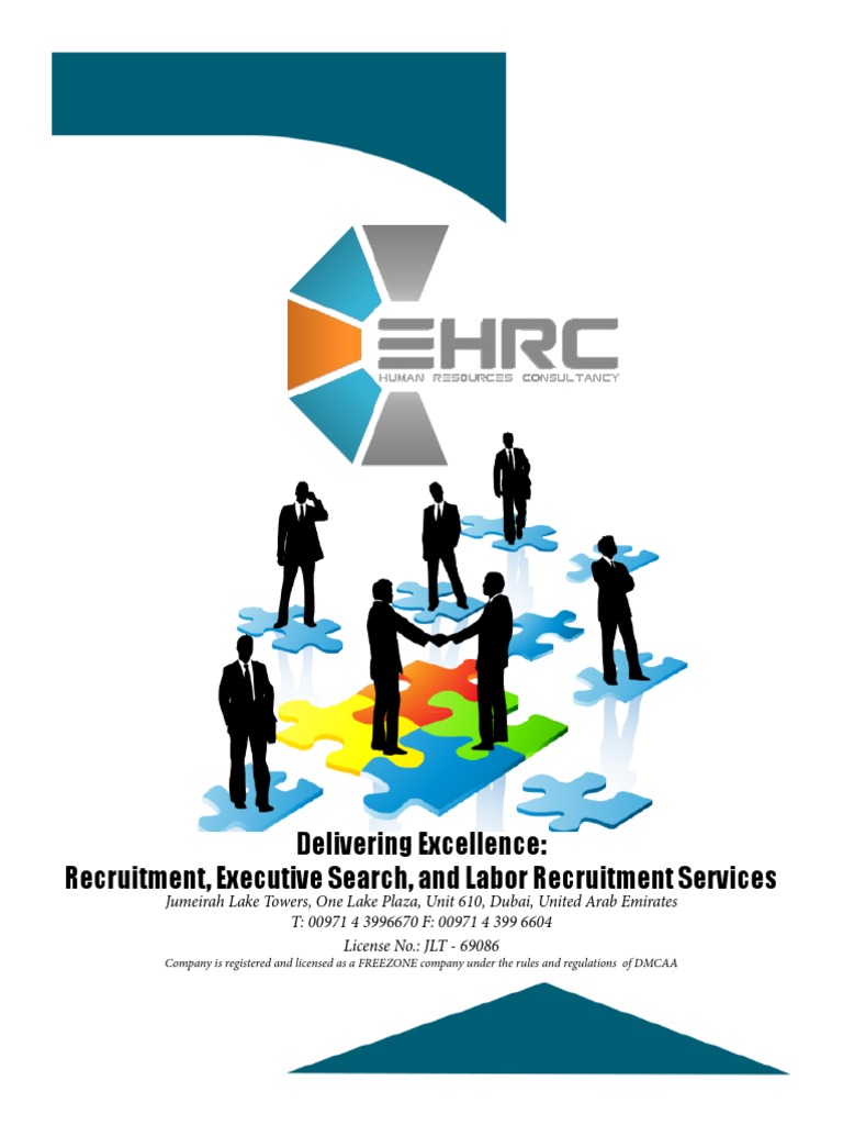 Recruitment Services Overview: EHRC Human Resources Consultancy DMCC ...