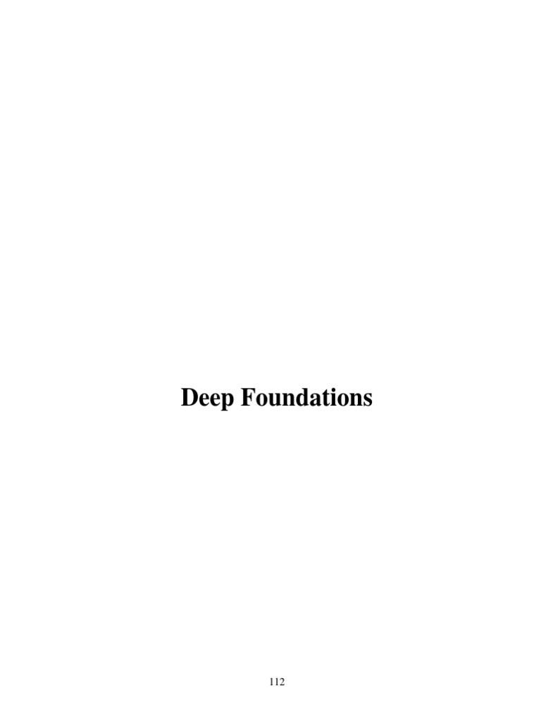 Pile Foundations Lecture Note 1 PDF | Download Free PDF | Deep ...