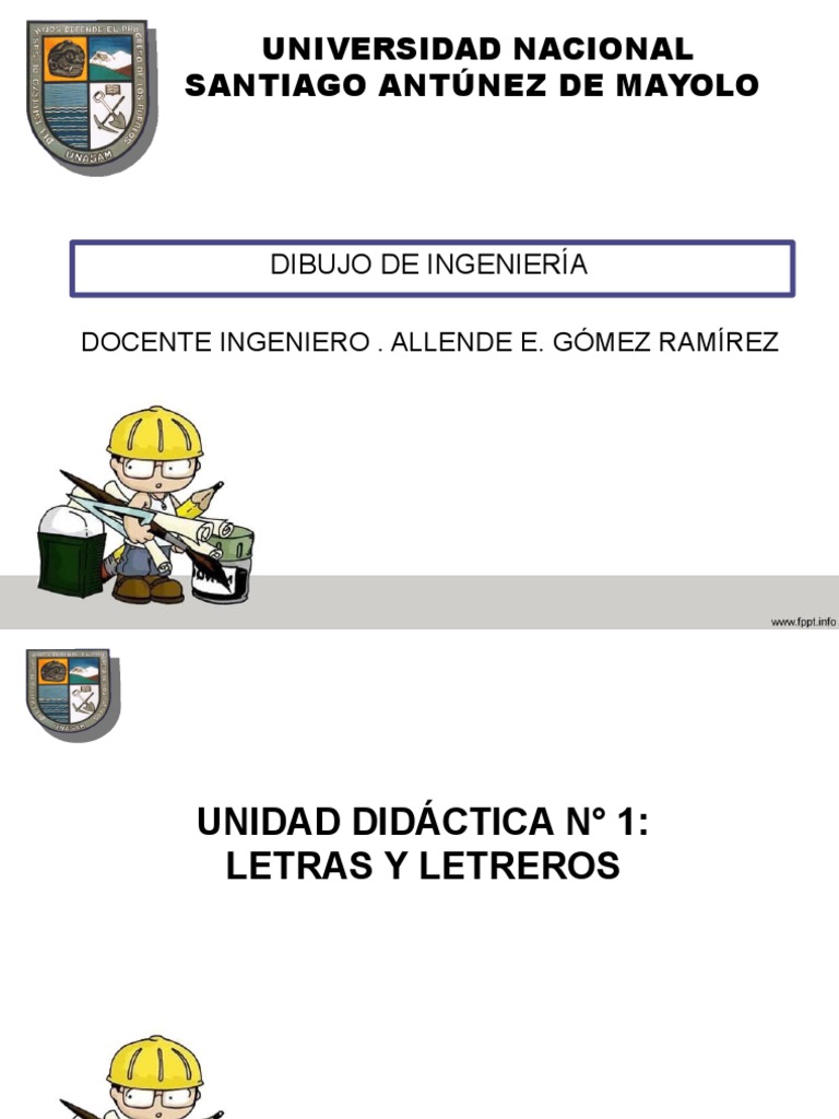 Dibujo de Ing - Letras y Letreros | PDF | Dibujo | Fracción (Matemáticas)