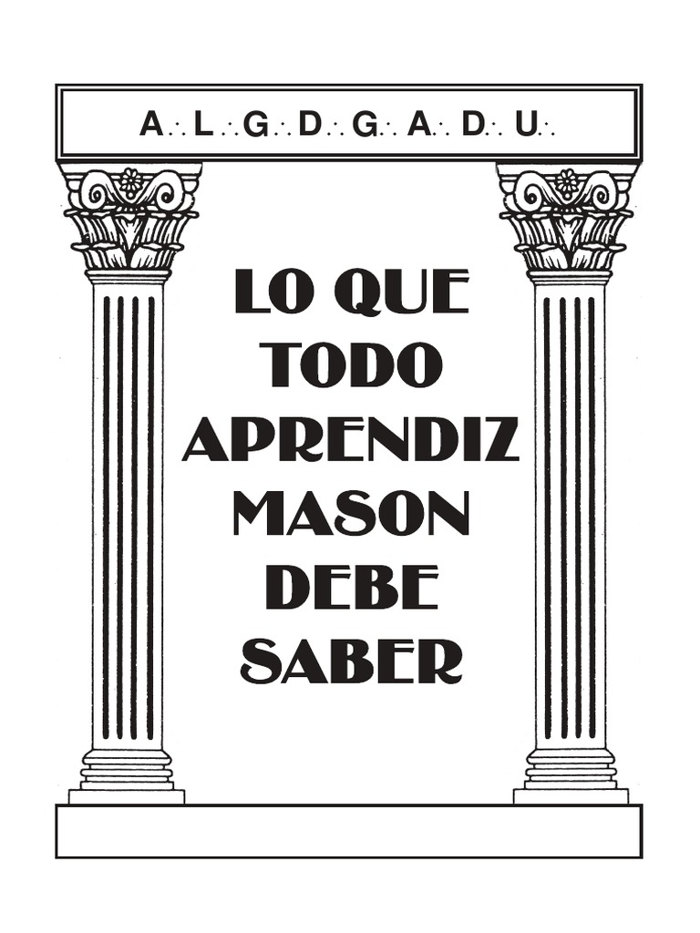 Lo Que Todo Aprendiz Mason Debe Saber PDF | PDF | Masonería | Verdad