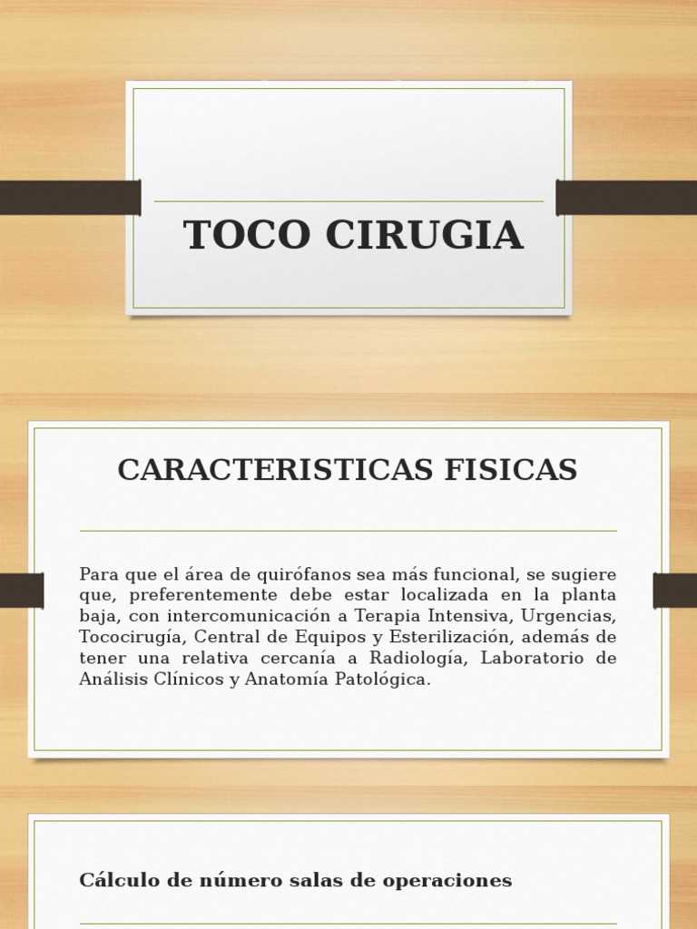 Toco Cirugia | PDF