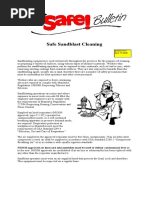 Sand Blasting Cabinet Safe Work Procedure | Safety | Nature