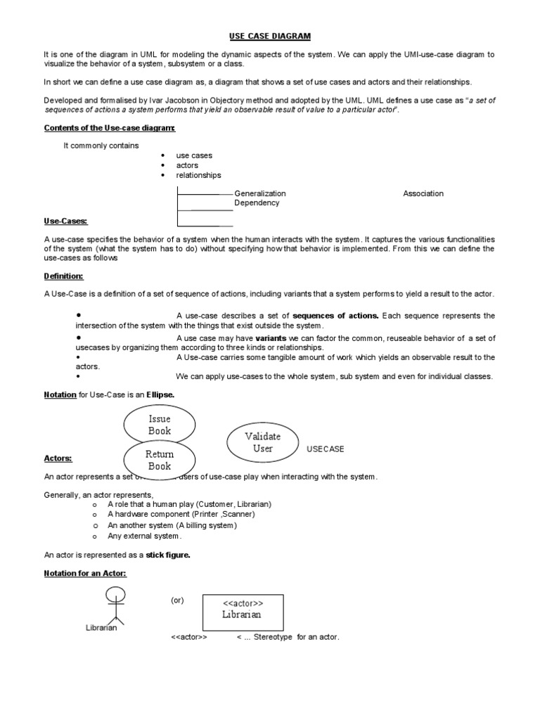 OOAD 2.usecase | PDF | Use Case | Unified Modeling Language