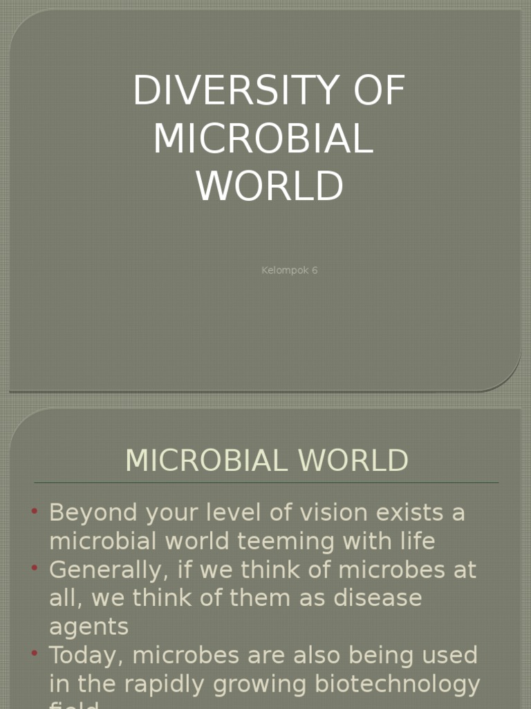Diversity Of Microbial World Download Free Pdf Gram Positive