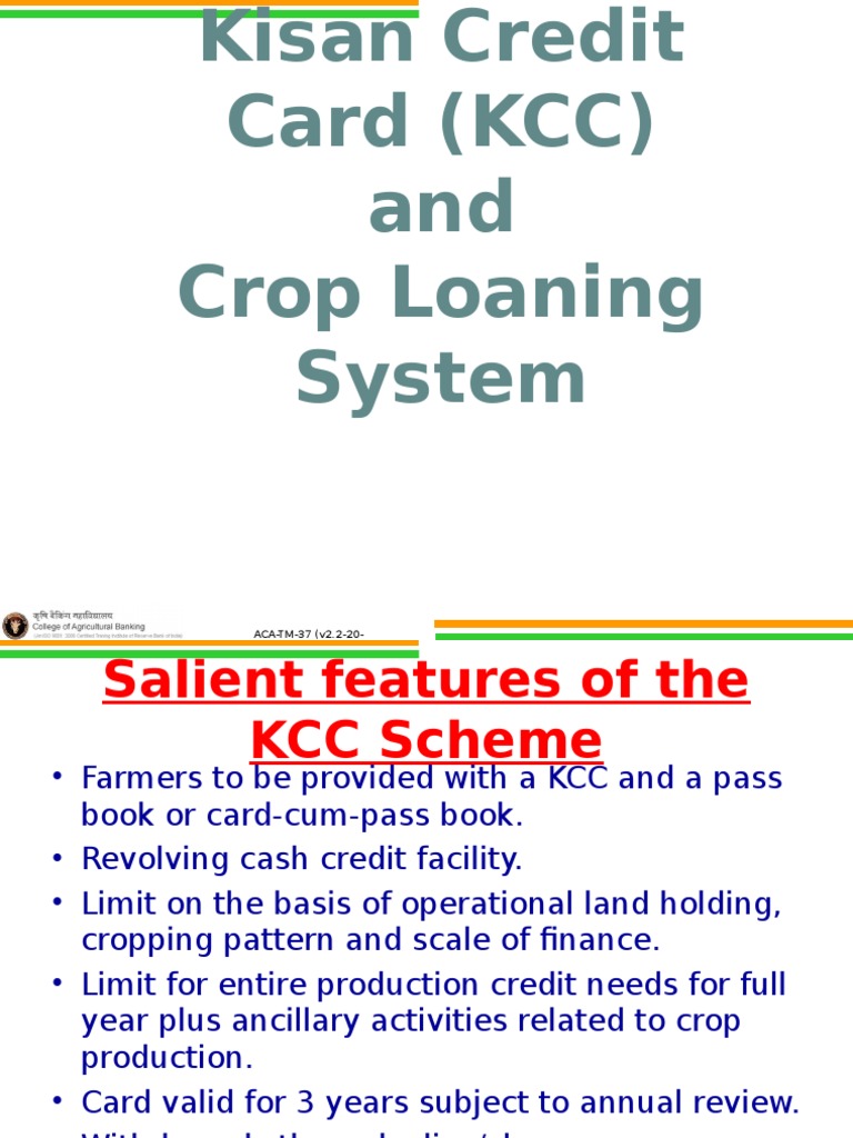 Kcc Download Free Pdf Credit Finance Loans