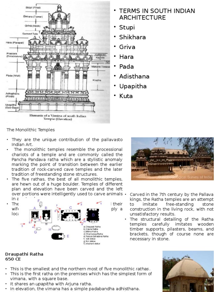 Monolithic Rathas of Mahabalipuram | PDF | Hindu Mythology | Religion ...