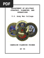 Intelligence Preparation of The Operational Environment (IPOE) | PDF ...