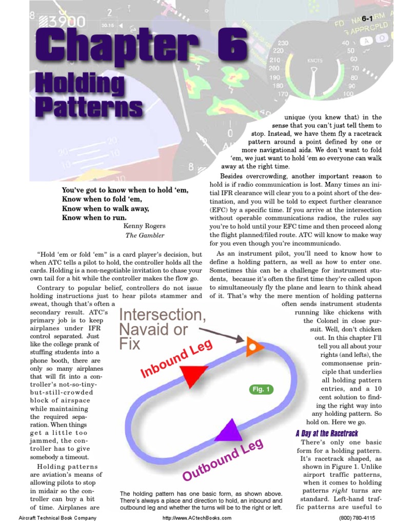 Understanding Holding Patterns in Aviation | PDF | Instrument Flight ...