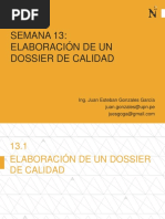 Modelo Indice Dossier de Calidad | PDF | Calidad (comercial) | Industrias