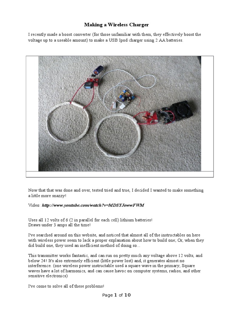 Making A Wireless Charger | PDF