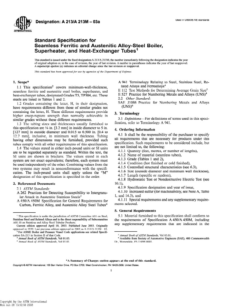 Astm A312 PDF | PDF
