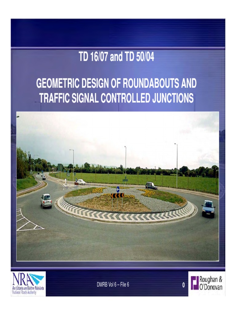 12 DMRB | PDF | Interchange (Road) | Traffic