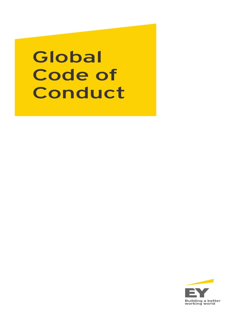 EY Code of Conduct | PDF | Value (Ethics) | Integrity