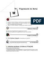 Modelos de Una Sola Meta | PDF | Programación lineal | Ingeniería de ...
