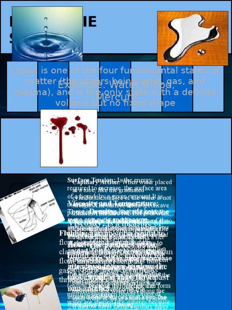Properties of Liquids Explained | PDF | Liquids | Adhesion