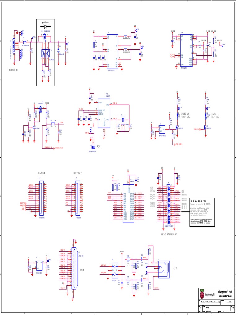 Rpi 3b v1 2 Schematic Reduced | PDF | Computer Engineering | Computing