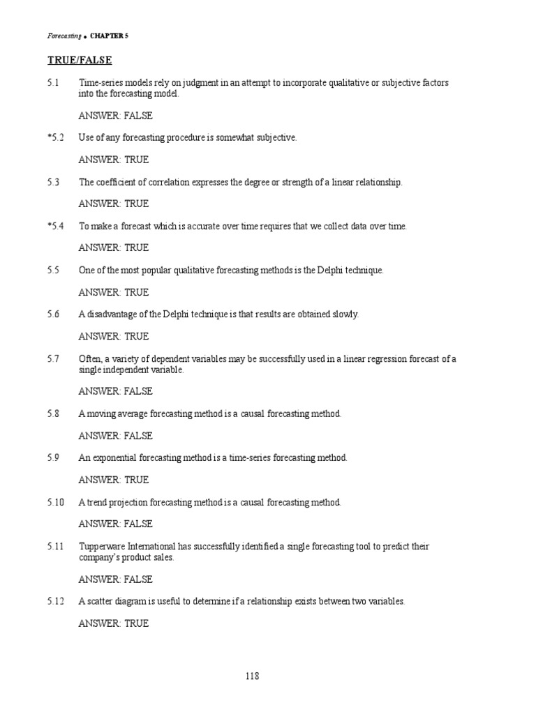Forecasting | PDF | Forecasting | Correlation And Dependence