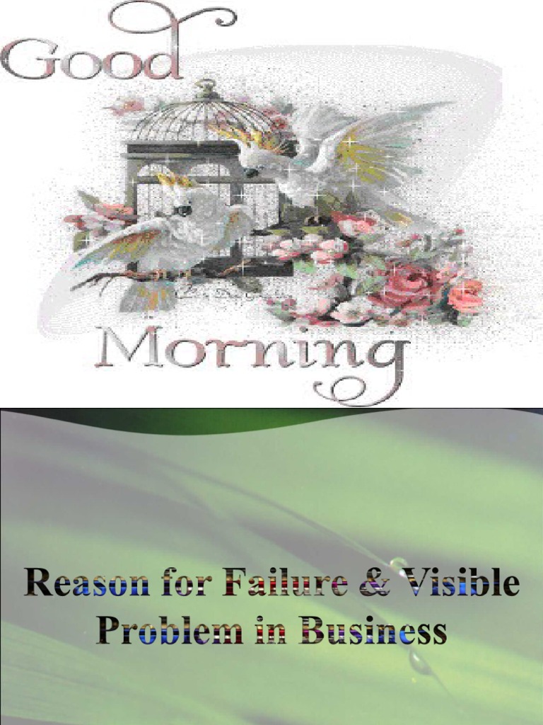 Reason For Failure and Visible Problem | PDF