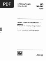 Iso 105 A02 1993 | PDF | International Organization For Standardization | Metrology
