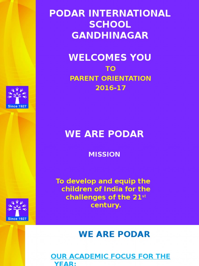 Parent Orientation Program | Learning | Foods